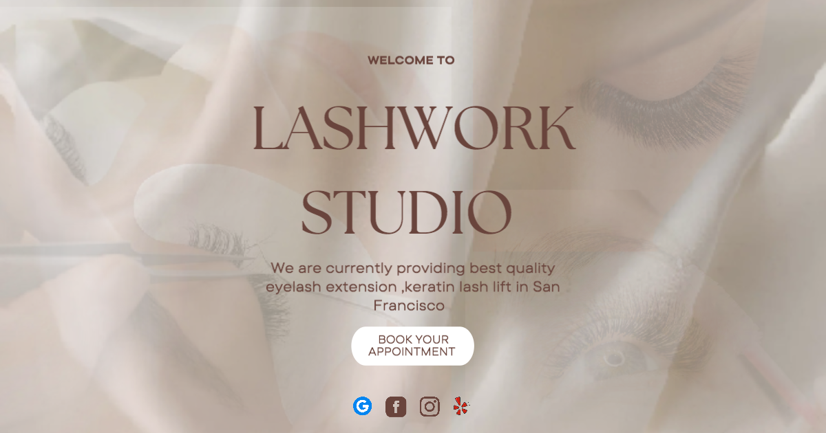 lash work studio Website